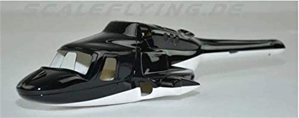 Airwolf 250 Size RC Helicopter Pre-Painted Fuselage for Align T-REX250 ...