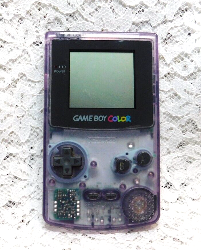 Nintendo Gameboy Color CGB-001 Atomic Purple Handheld Console Tested ...