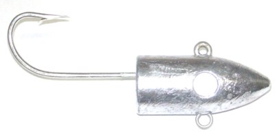 Spire-Point-Jig mit 2 Ösen Dorschbombe MUSTAD Jigkopf 200-300 g ...