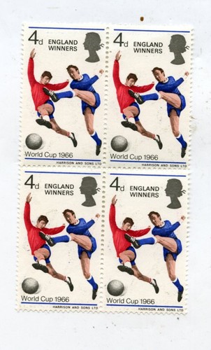Set of 4 1966 England World Cup Stamps | eBay