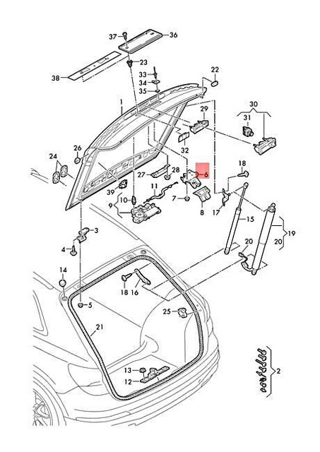 Genuine OEM Trunk Lock Actuator Motor for Audi 81A827506 for sale ...