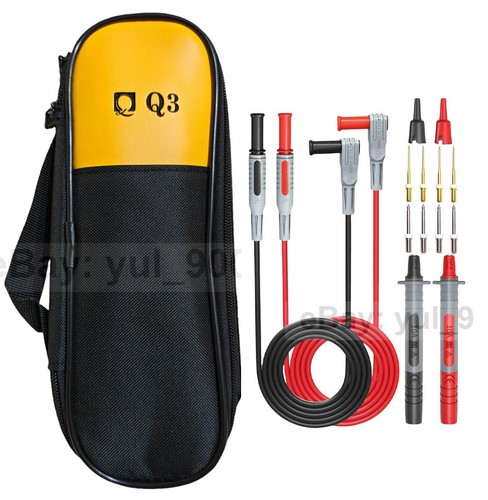 Automotive Test Leads Kit Puncture Probes+Soft Carry Case for Clamp ...