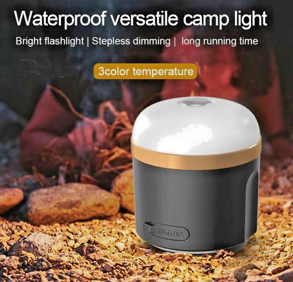QTY 2 EcoFlow Camping Light Portable LED Table Lamp 3W Magnetic ...