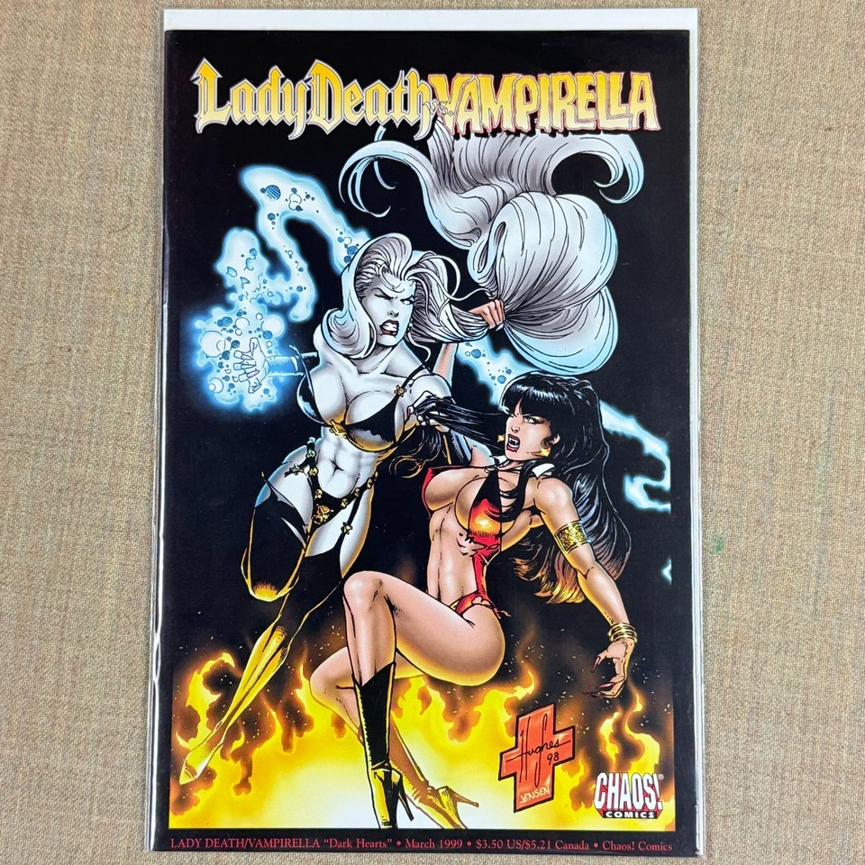 Vampirella vs Lady Death Lot (5 Issues) Chaos! Comics VF/NM Crossover ...