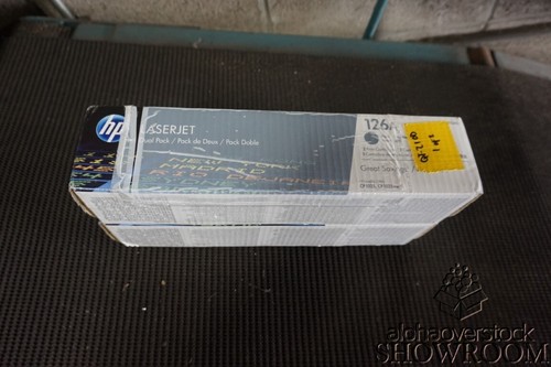 New Sealed Box Genuine OEM HP CE310AD Black Toner 126A LaserJet CP1025 ...