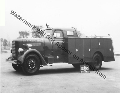 Pirsch Washington D.C. Rescue Squad Fire Truck Photograph Print 8.5x11 ...