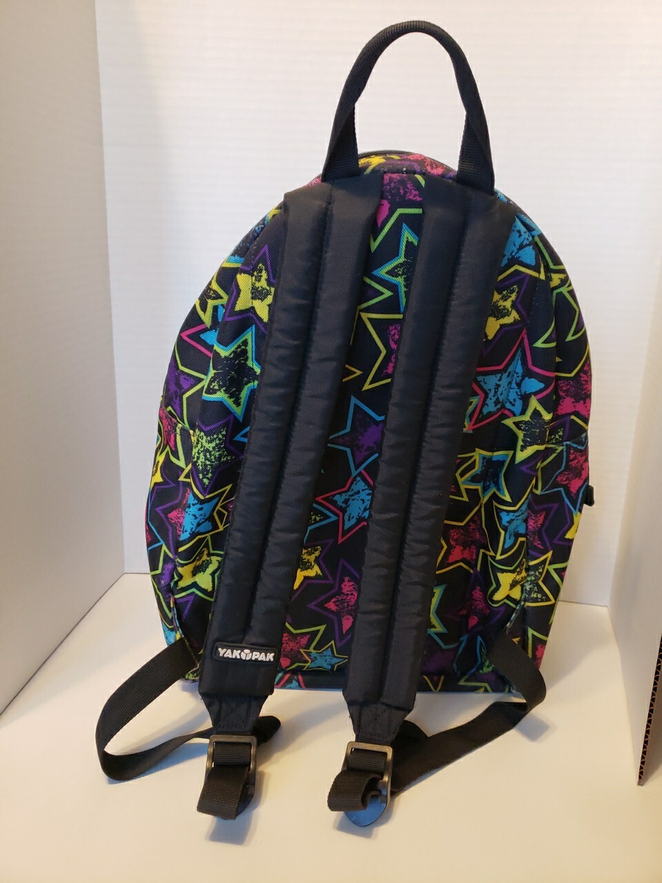 Childs Yak Pak BackPack with Neon Stars | eBay