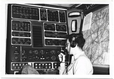 Vintage Photo Navy Lockhead Stealth Bomber Control Instrument Panel Map ...