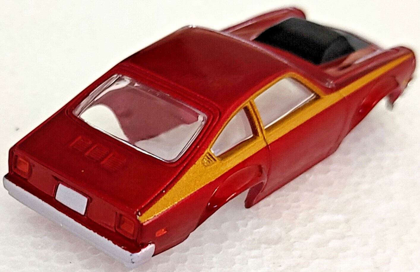 Chevy Pro Stock Vega Candy Red GoldStripe JL TJet BODY for AURORA ...