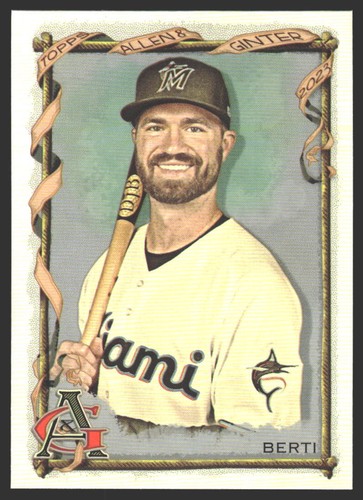 Jon Berti #227 2023 Topps Allen & Ginter Miami Marlins | eBay