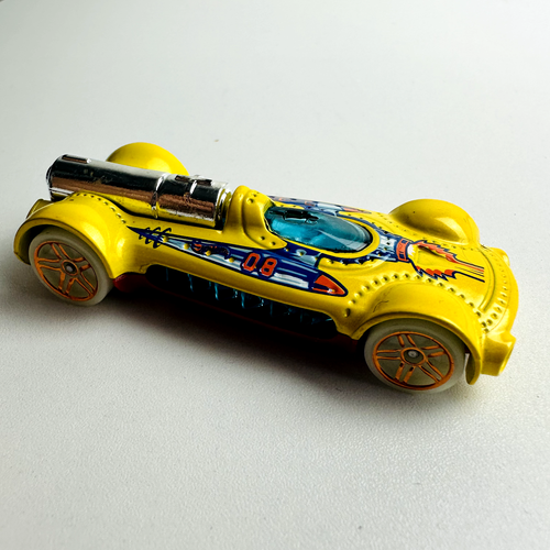 Hot Wheels Retro-Active Yellow 2019 Mystery Models Series 1 8/12 Loose ...
