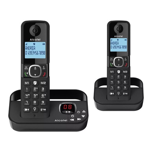 Alcatel Duo Cordless Phone F860 Landline Home Phones Call Blocking ...