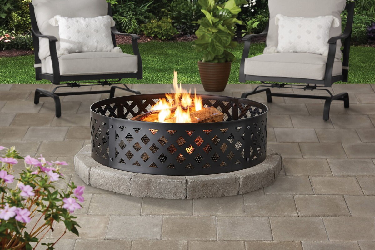 Outdoor Metal Fireplace