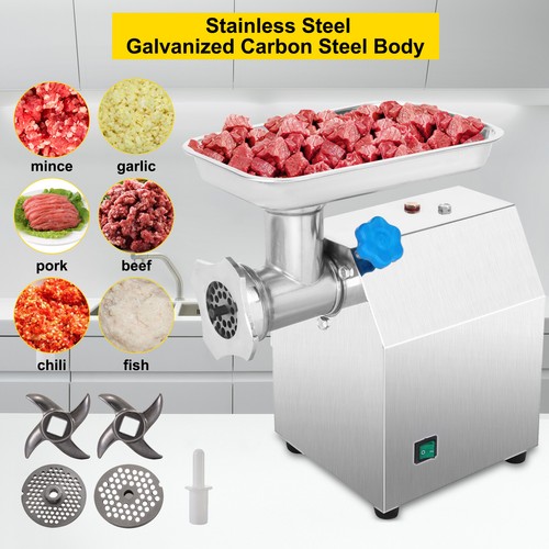 VEVOR Fleischwolf 122 kg/h Edelstahl Fleisch Wolf Mincer Commercial ...