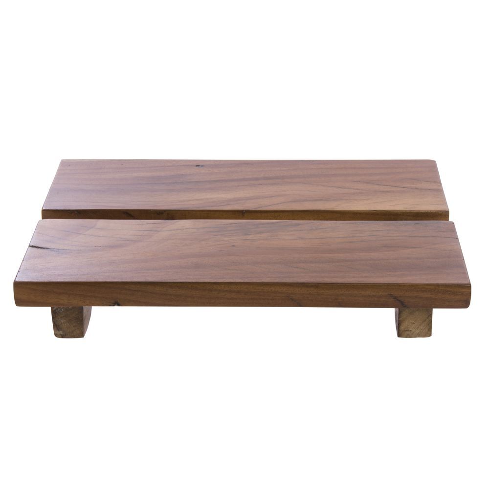 HUBERT Wood Pallet Display Riser Rectangular - 15"L x 12"W x 2 1/2"H | eBay