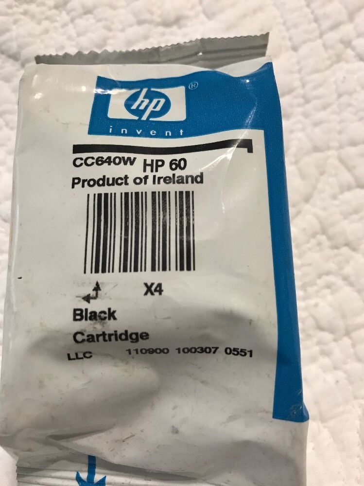 60 HP black ink PhotoSmart C4795 C4780 C4750 C4740 C4680 C4650 C4640 ...