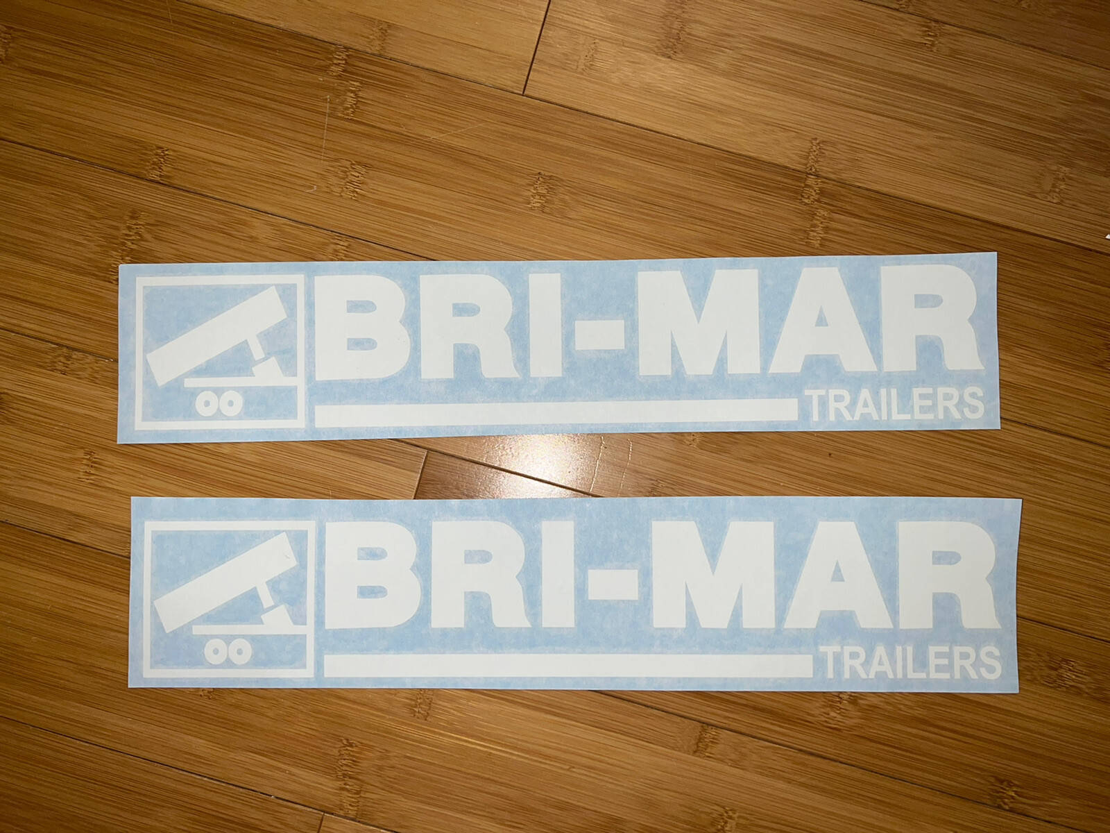 BRI-MAR Trailers OEM Replacement TRAILER DECAL Stickers - SET OF 2 - 18 ...