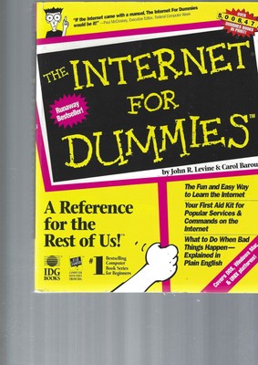 The Internet for Dummies John Levine A Reference Book 9781568840246| eBay