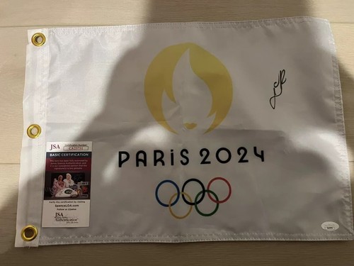 LPGA Lydia Ko Signed Autographed 2024 Olympic Flag Gold Medal JSA COA ...