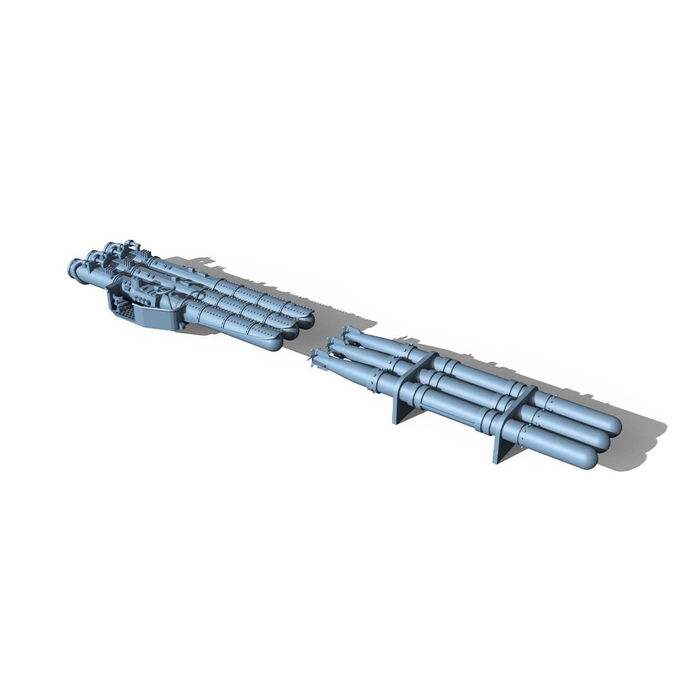 LY634 1:350 Japan Navy Mogami Heavy Cruiser Torpedo Launcher And ...
