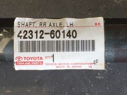 Toyota 42312-60140 Shaft RR Axle LH for Toyota 70 Series | eBay