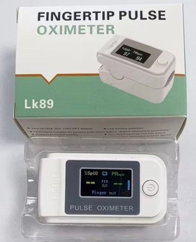 Pulse Oximeter LK89 Finger Oximetry Saturation Heart Rate Pressure ...