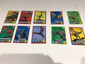 Jurassic World The Ultimate Sticker Album Cards | eBay