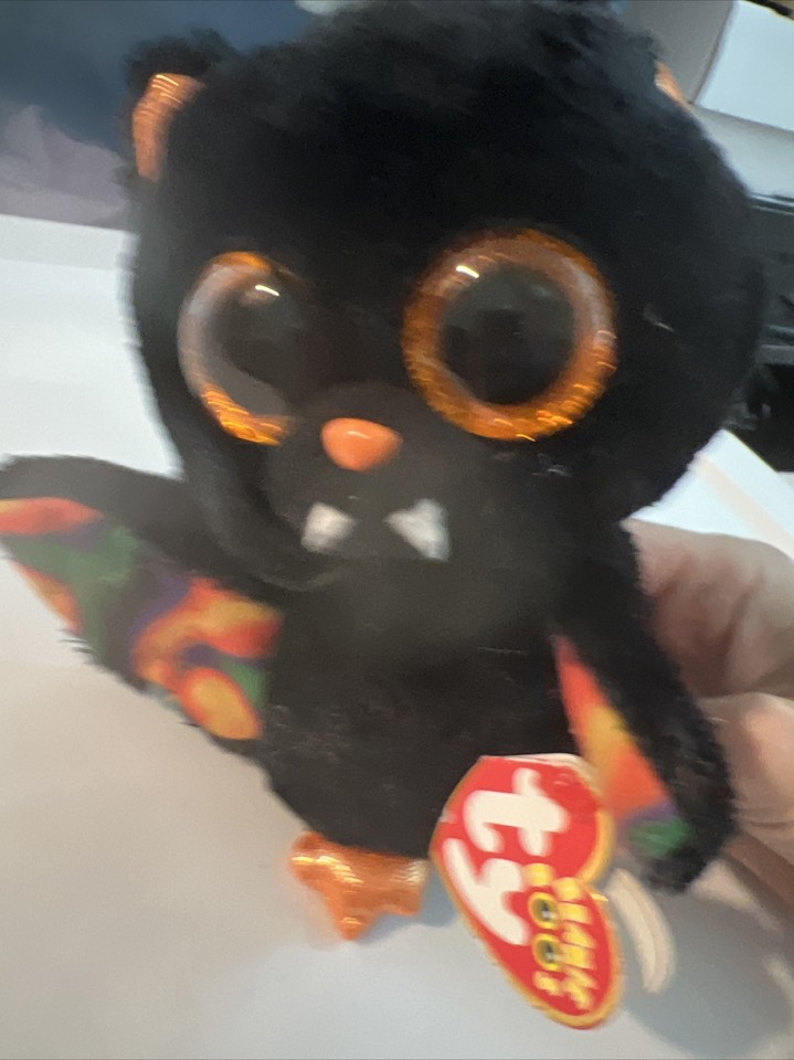 Ty Beanie Babies Boos Scarem The Black Halloween Bat | eBay