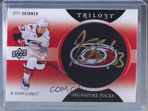 2013-14 Upper Deck Trilogy Signature Pucks Jeff Skinner #SP-JS Auto | eBay