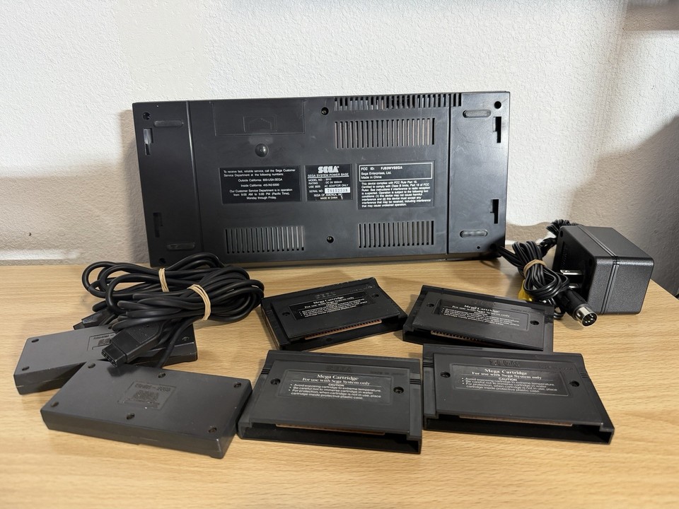 Sega Master System Power Base Console With Two Controllers 4 Games ...