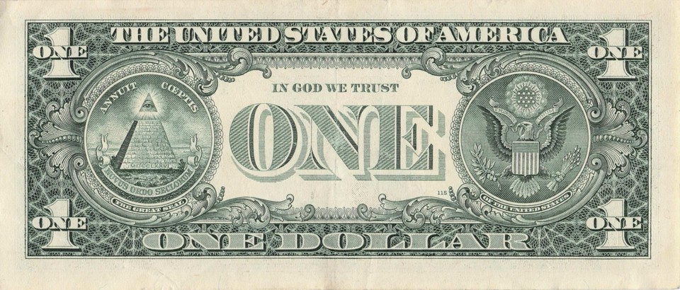 2003A F star older replacement note $1 1 dollar bill F11019682* dc ...