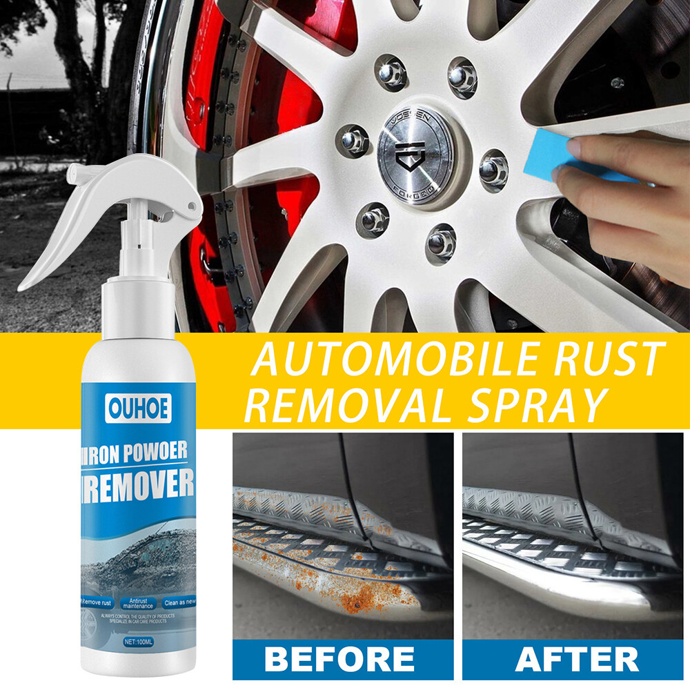 4Pack Car Rust Removal Spray Car Iron Remover Spray Inhibitor ...