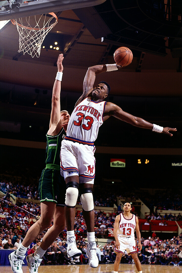 Patrick Ewing Knicks Dunk