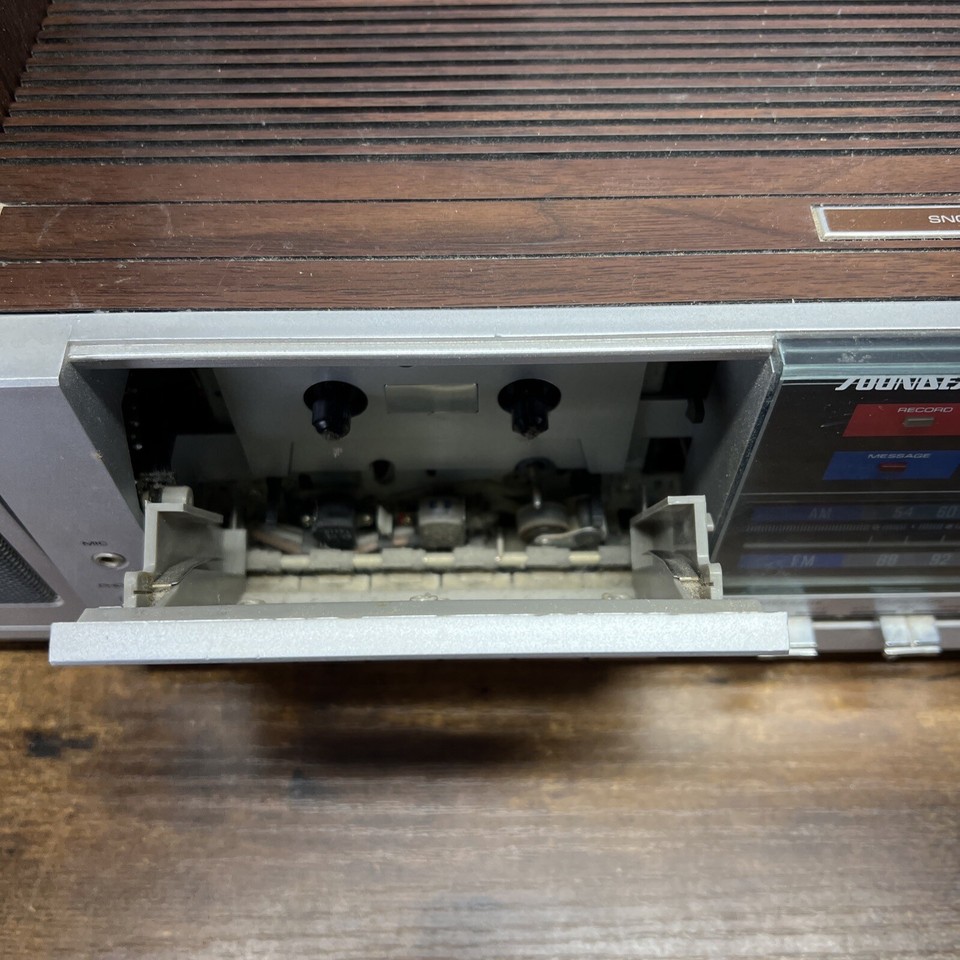 Vintage Rare Soundesign AM/FM Stereo System Cassette Model 3893 ...