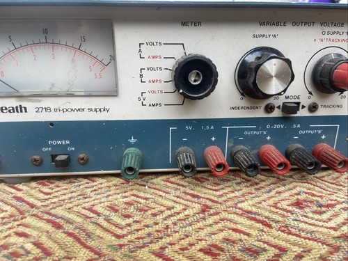 Heathkit IP-2718 Heath Tri-Power Supply - DC Power Supply with Manual ...