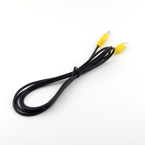 3.5mm 1/8" Mono Male Plug To Single RCA Male Audio Video Cable Adapter ...