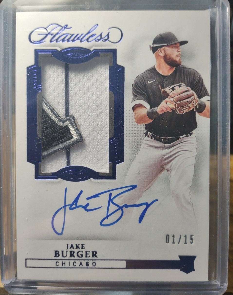 2022 Panini Flawless - Rookie Patch Autographs Sapphire #RPA-JB Jake ...