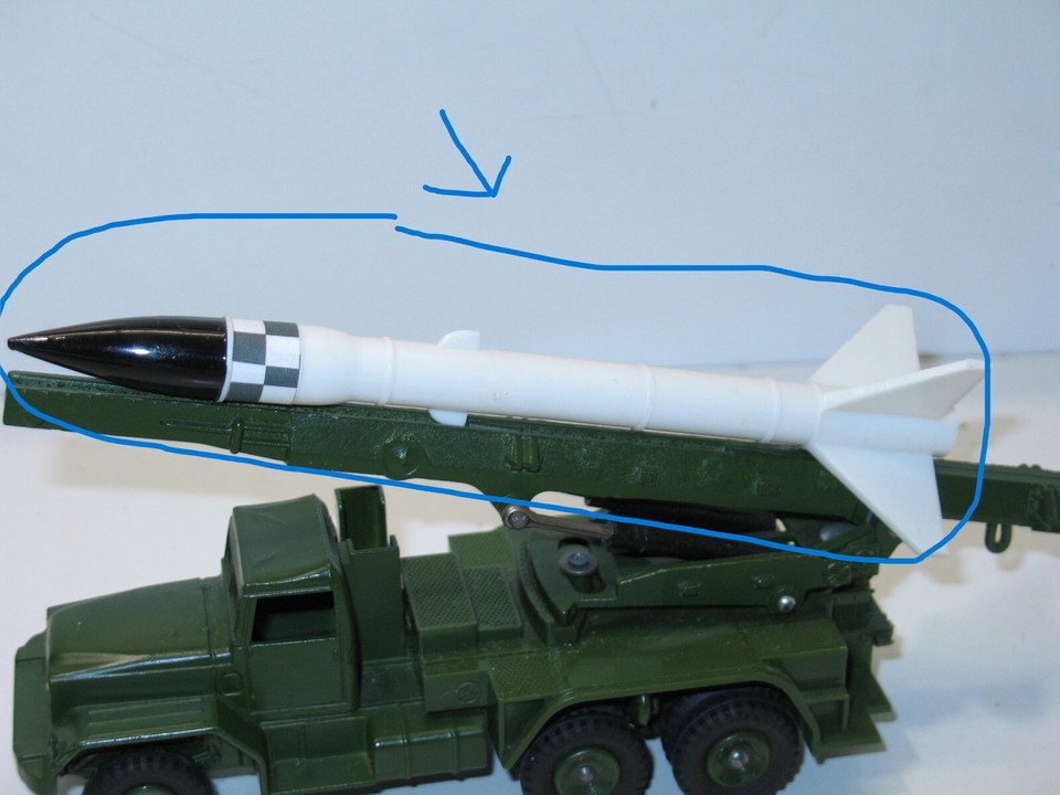 Dinky Toys Military Rocket For Honest John Missile Launcher | eBay