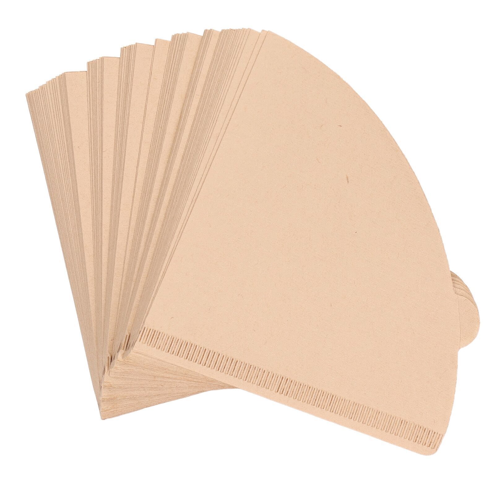 100PCS Coffee Filter Paper Cone Shaped Disposable Coffee Strainer Paper ...