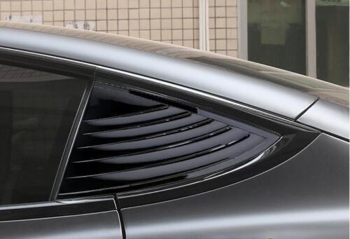 Side Window Louver Shutter Cover Trim For Tesla Model 3 2017~2022 ...