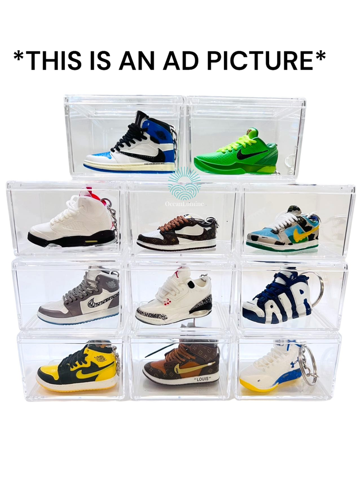 Keychain Shoes Mini Jordan / AJ Sneaker Trainer Keyrings - 3D ...