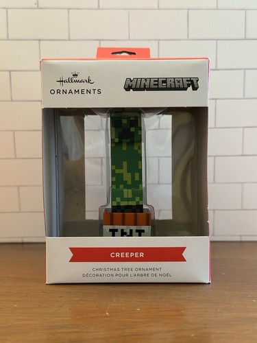 2023 Hallmark Ornament Tree Minecraft Green Creeper On TNT Video Game ...