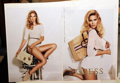 2-Page Magazine GUESS PRINT AD HAILEYBALDWIN?? | eBay