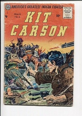 KIT CARSON 6 GD-VG KINSTLER LARSON 1955 | eBay