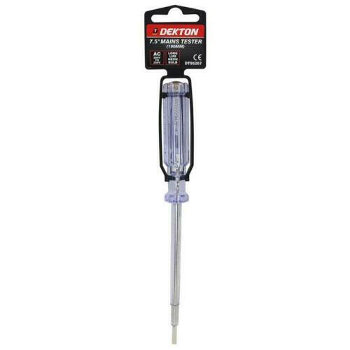MAINS TESTER CIRCUIT TEST SCREW DRIVER VOLTAGE - ELECTRICAL TESTER 6V ...