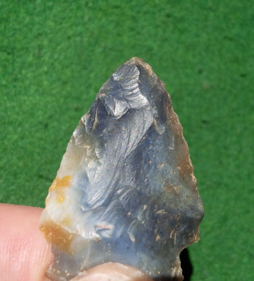 SUPERB 1-5/8" HARDAWAY PALMER OHIO ARROWHEAD Authentic Indian Artifact ...