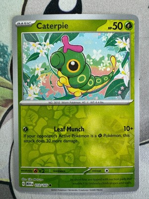 Caterpie Reverse Holo English Pokemon TCG BKBP299 | eBay