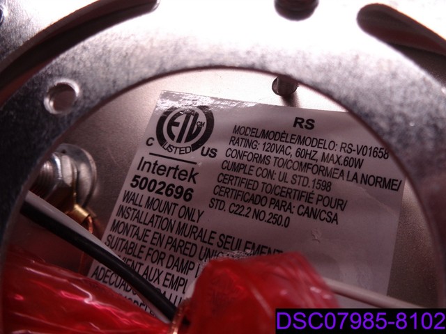 Intertek Wall Mount 2 Bulb Light Fixture 5002696 RS Model RS-V01658 | eBay