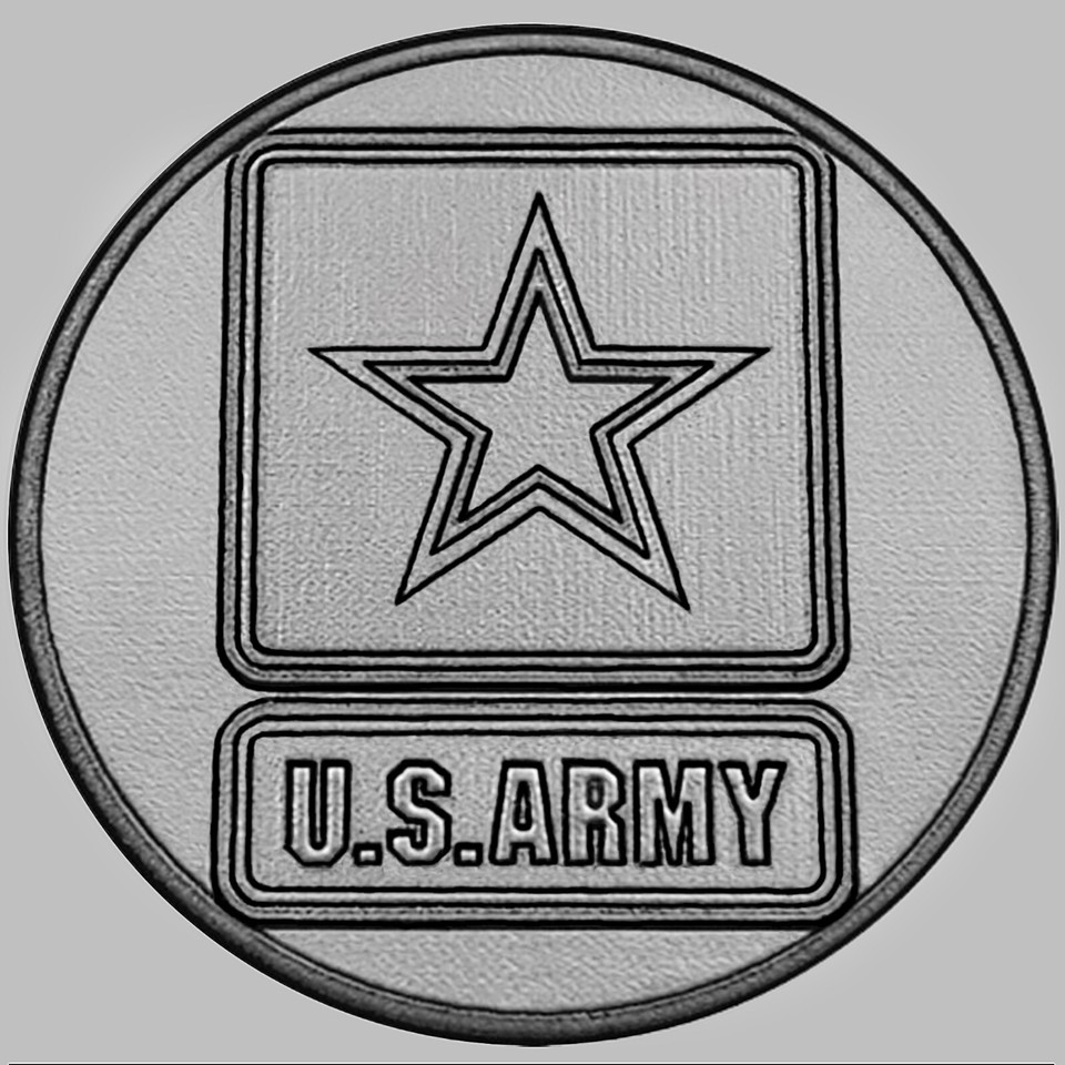 US Army Engraved Band Strap for Garmin Vivoactive 4 & Forerunner 570 ...
