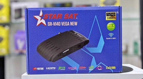 Receiver satellite StarSat Vega 120/140 i With 5 Years Server * 3 Fhd ...